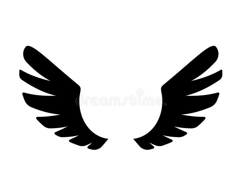 Heaven Wing Angel Cartoon Vector Illustration Stock Illustration ...