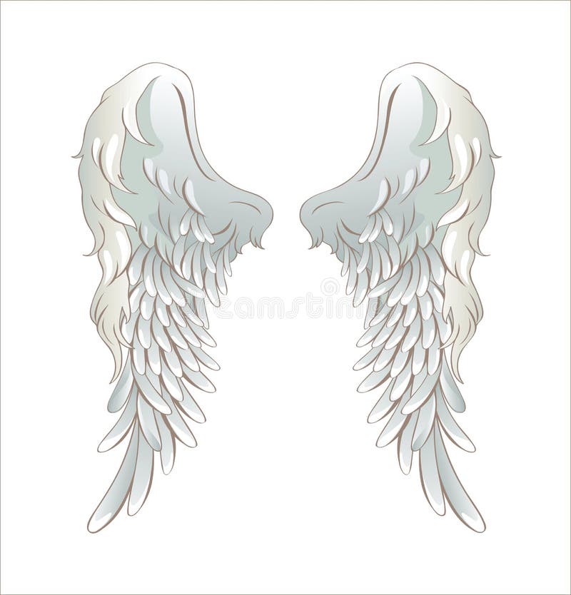Vector Heraldic Wings or Angel Stock Vector - Illustration of icon ...