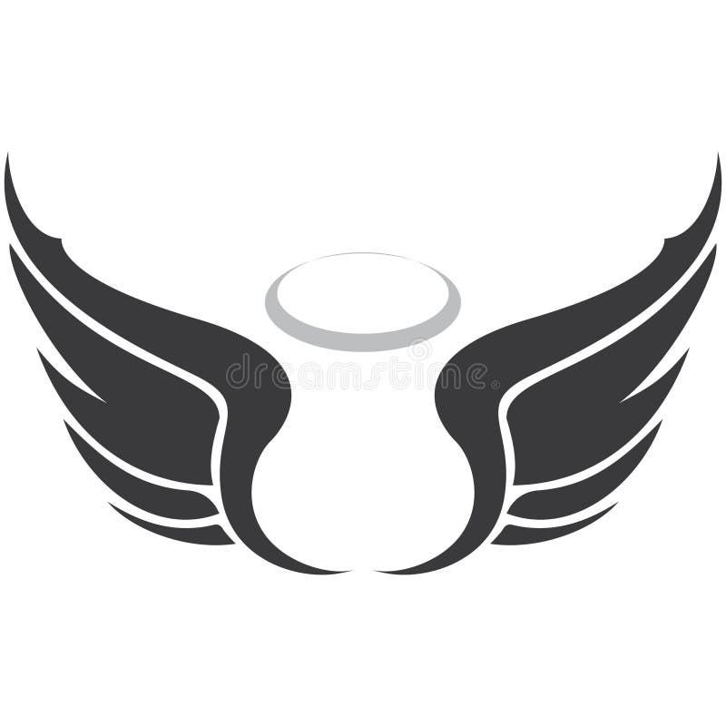 Angel wings logo stock vector. Illustration of dove - 286295863