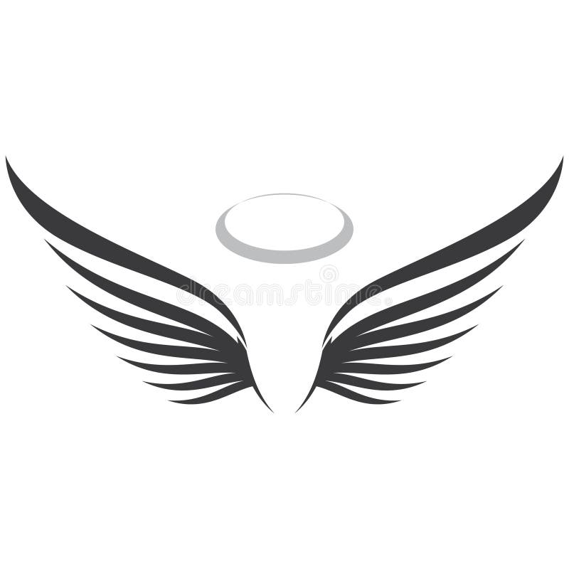 Angel wings logo stock vector. Illustration of wings - 286295898