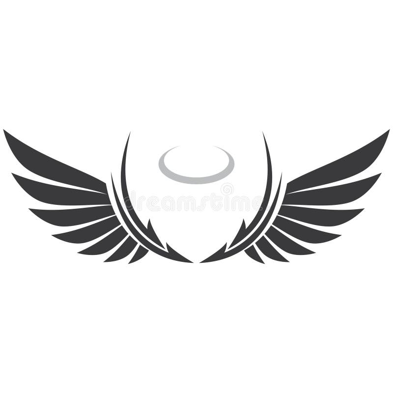 Angel wings logo stock vector. Illustration of simple - 286295922