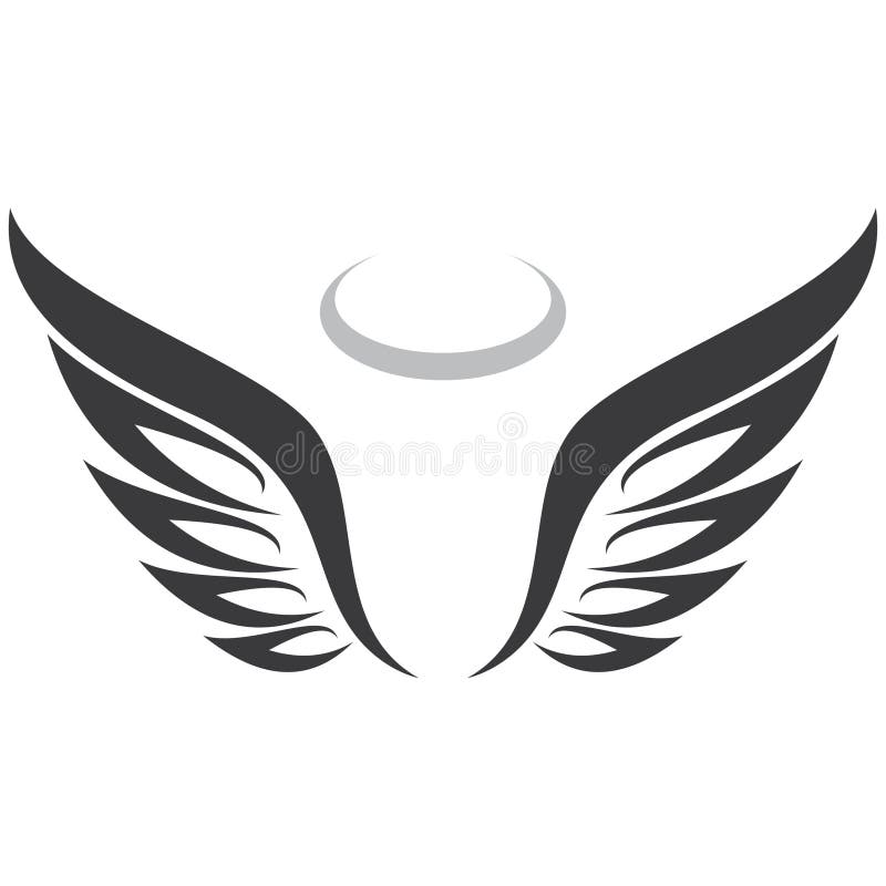 Angel wings logo stock vector. Illustration of wing - 286295927