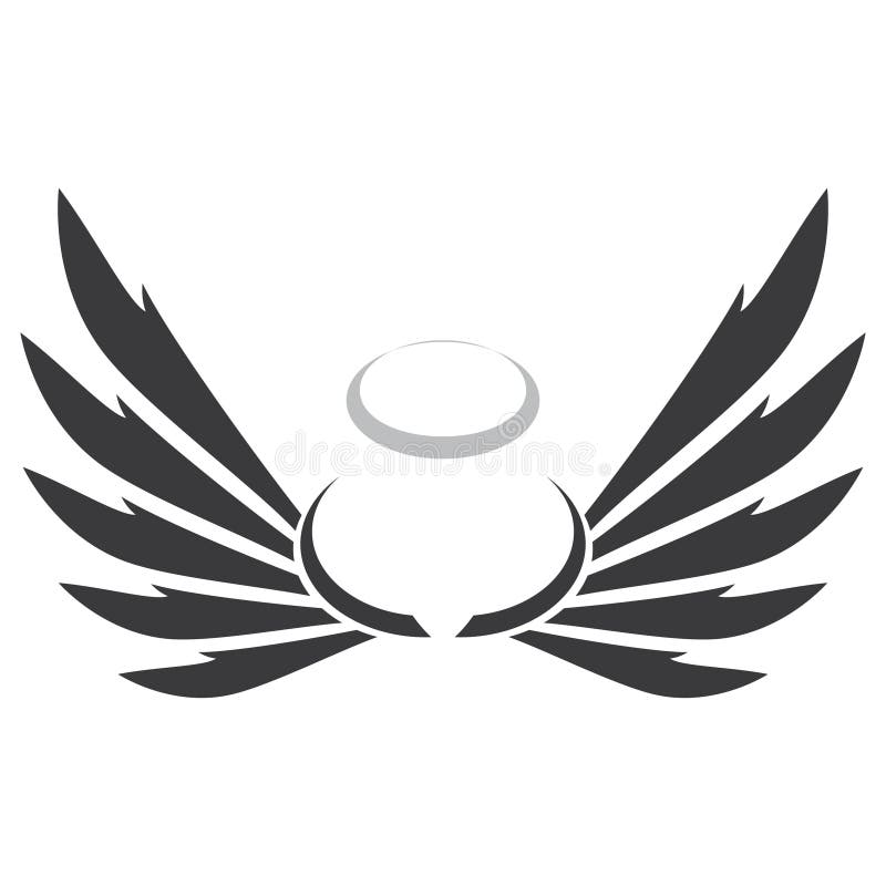 Angel wings logo stock vector. Illustration of modern - 286295933