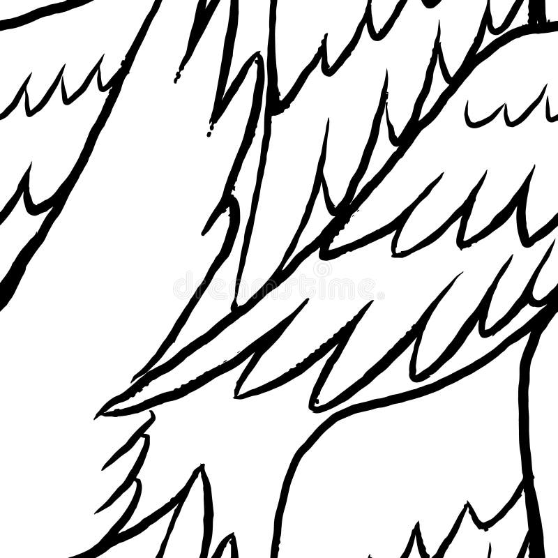 Angel Wings Texture Pattern Vector Drawing Stock Vector - Illustration ...