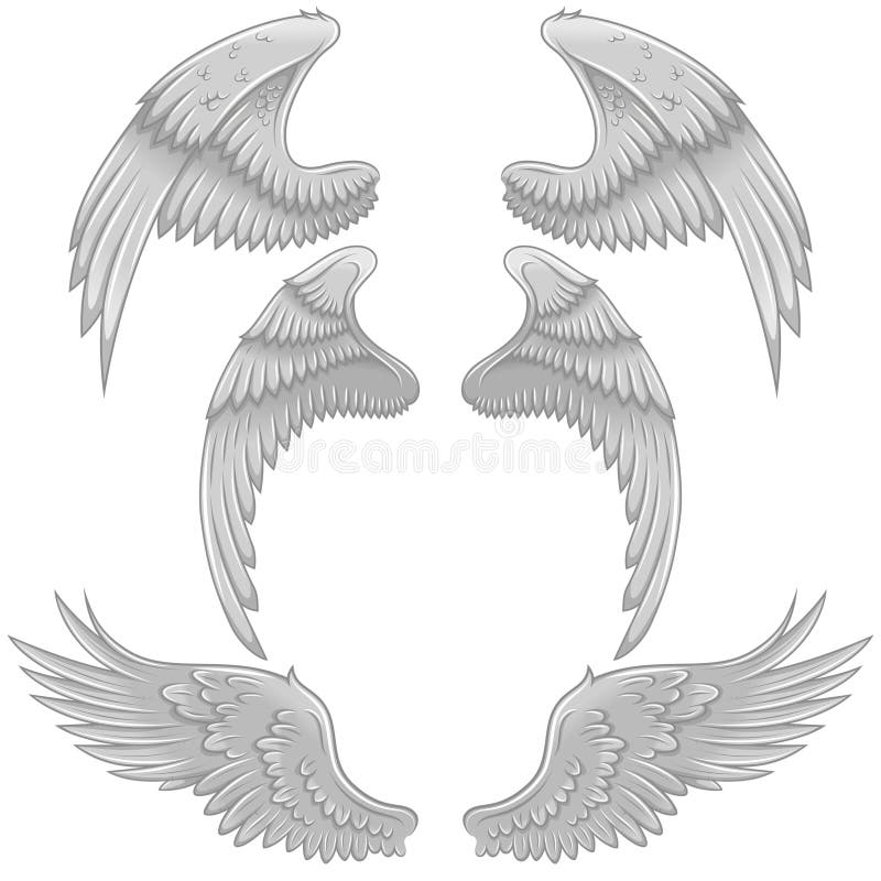 Angel wings vector design stock vector. Illustration of angelic - 269461356