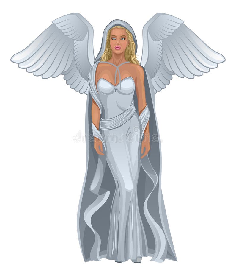 Angel stock vector. Illustration of fetishes, beauty, lovely - 4074455