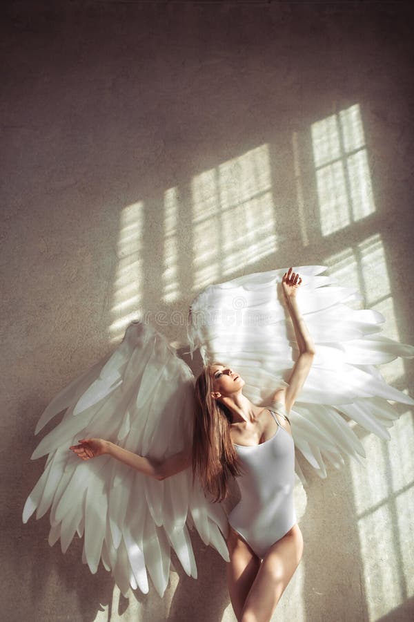 Angel woman stock photo. Image of human, adult, dance - 62451324