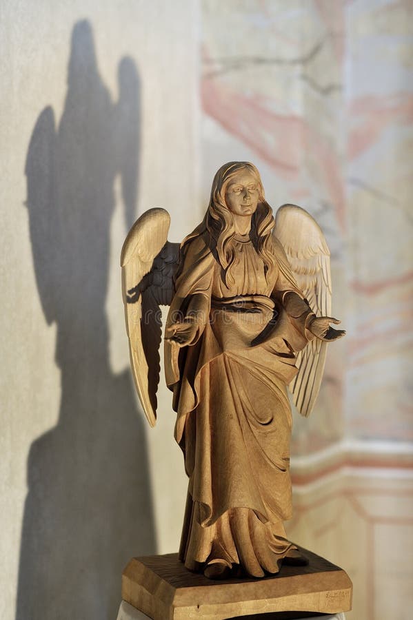 Angel stock image. Image of church, chapel, statue, light - 49175985