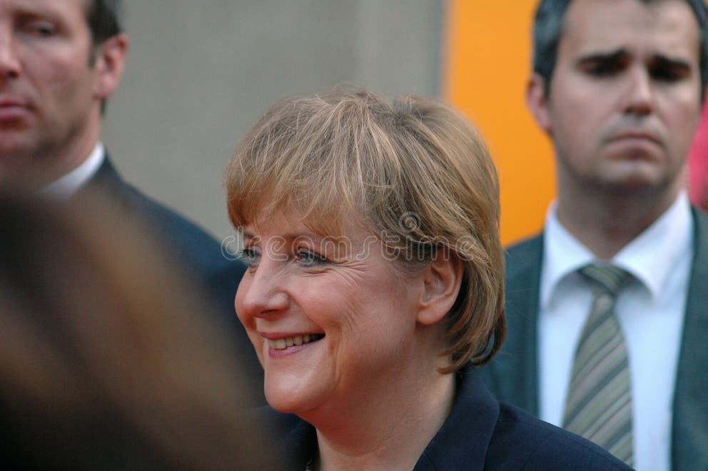 Angela Merkel editorial photography. Image of good, laugh - 38308602