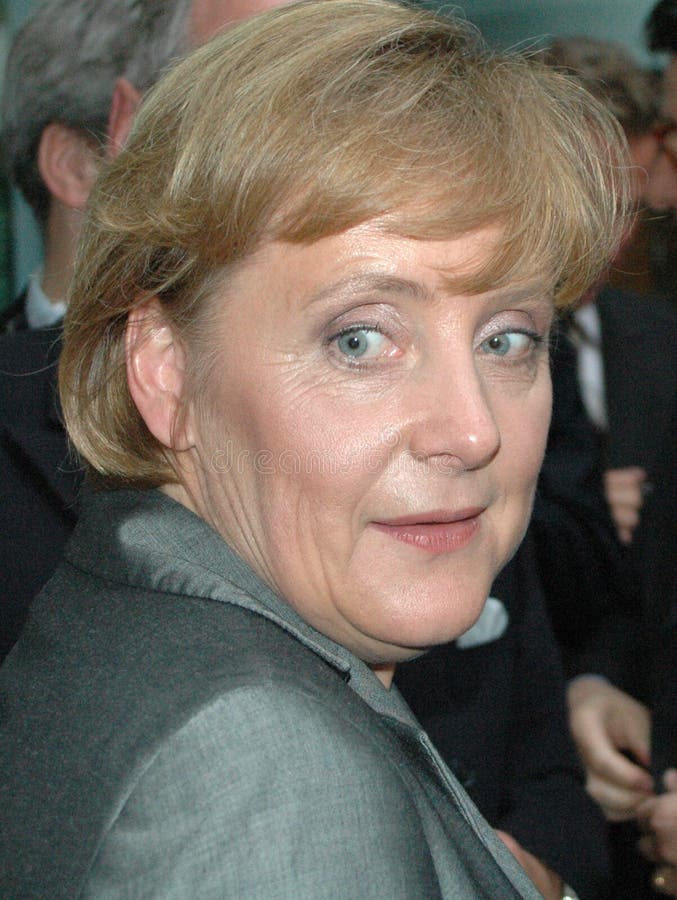 Angela Merkel foto editorial. Imagem de troca, erhard - 38308981