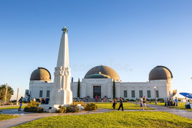 Angeles Griffith Los Observatorium Redaktionell Arkivbild - Bild av ...
