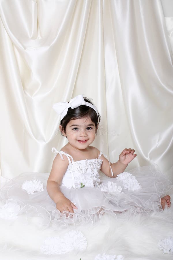 Angelic child stock photo. Image of headband, flower, beads - 4505580