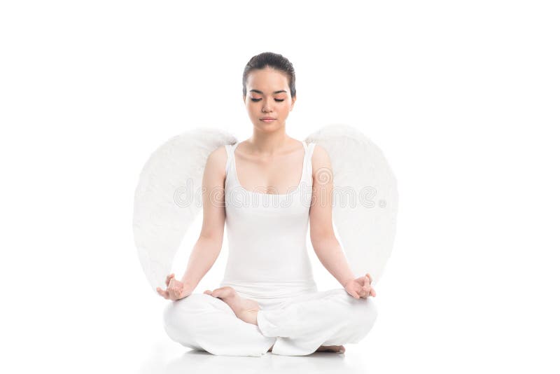 Angelic harmony stock image. Image of feathered, posing - 32965737