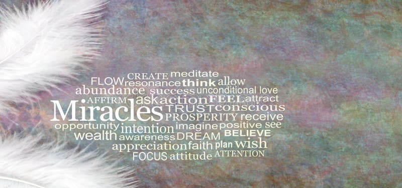 Miracles Background Website Banner Stock Image - Image of believe ...