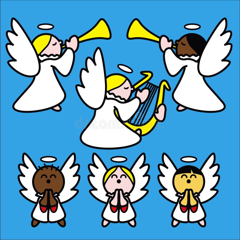 Angelitos Blue Stock Illustrations – 3 Angelitos Blue Stock ...