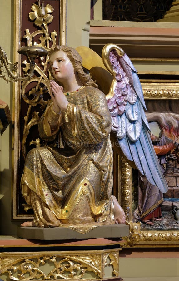 Angelo immagine stock. Immagine di preghiera, arte, coltura - 103536099