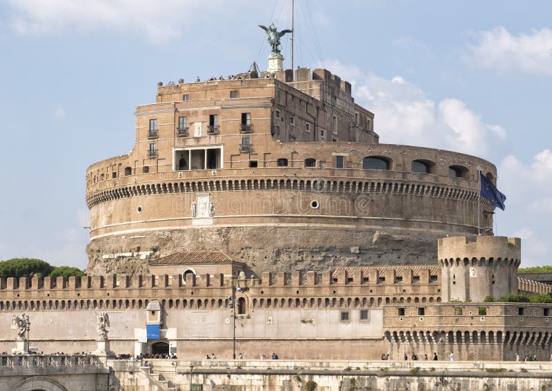 ` Angelo De Castel Sant En Parco Adriano, Rome, Italie Photo stock ...