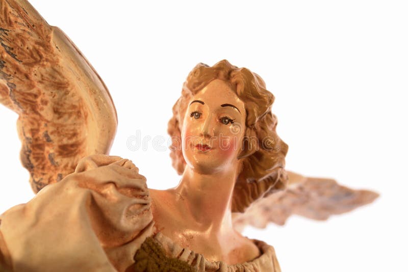 Angelo Dell'albero Di Natale Fotografia Stock - Immagine di cherubino ...