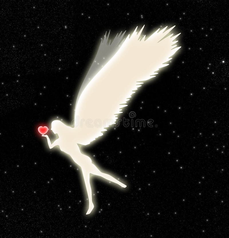 Angelo di amore illustrazione di stock. Illustrazione di diffusione ...