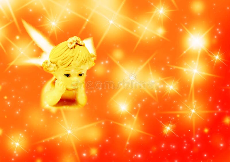 Angelo di natale illustrazione di stock. Illustrazione di fantasia ...