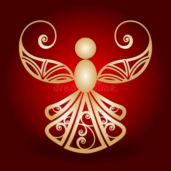 Angelo di natale illustrazione vettoriale. Illustrazione di differente ...