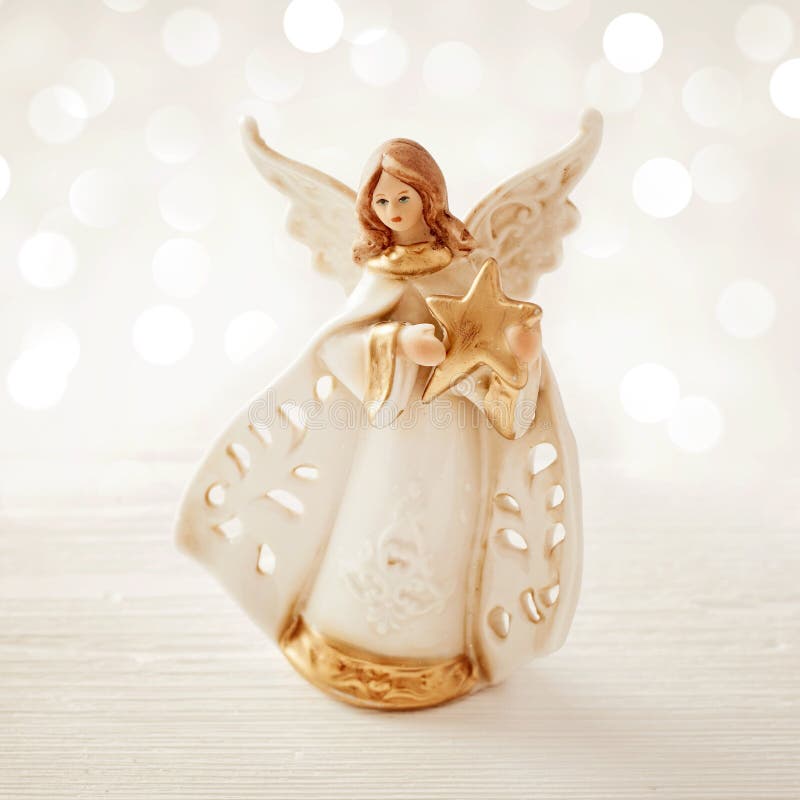 Angelo di natale immagine stock. Immagine di paesaggio - 46976709