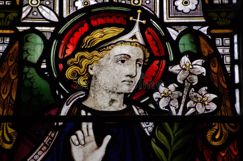 Angelo Gabriel immagine stock. Immagine di gabriel, vetro - 10359929