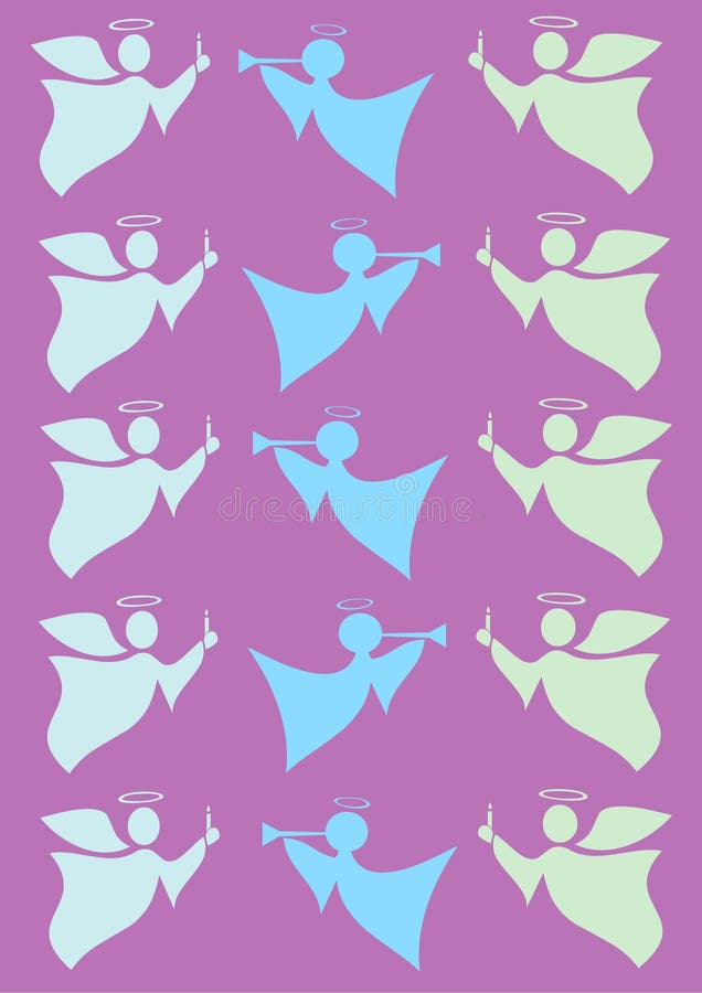 ANGELS background stock illustration. Illustration of background - 2365405