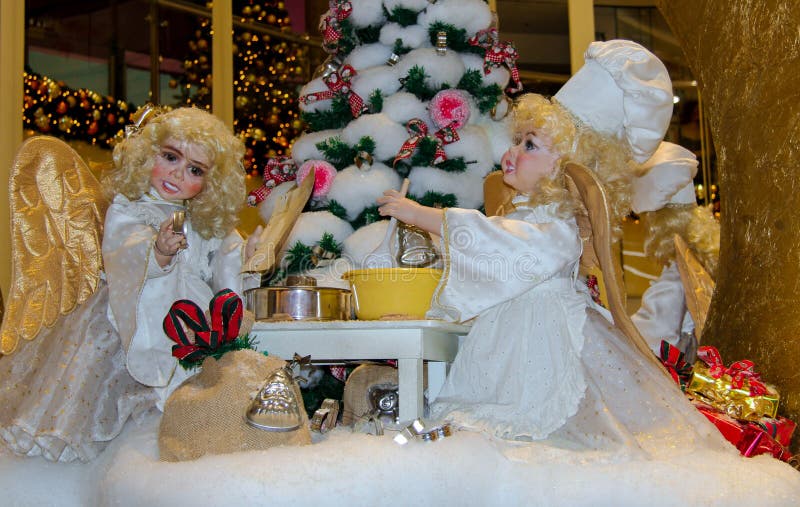Angels Christmas stock image. Image of angels, statuette - 47437759