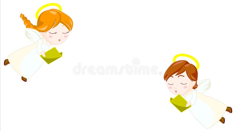 Angels choir stock illustration. Illustration of kids - 17417358