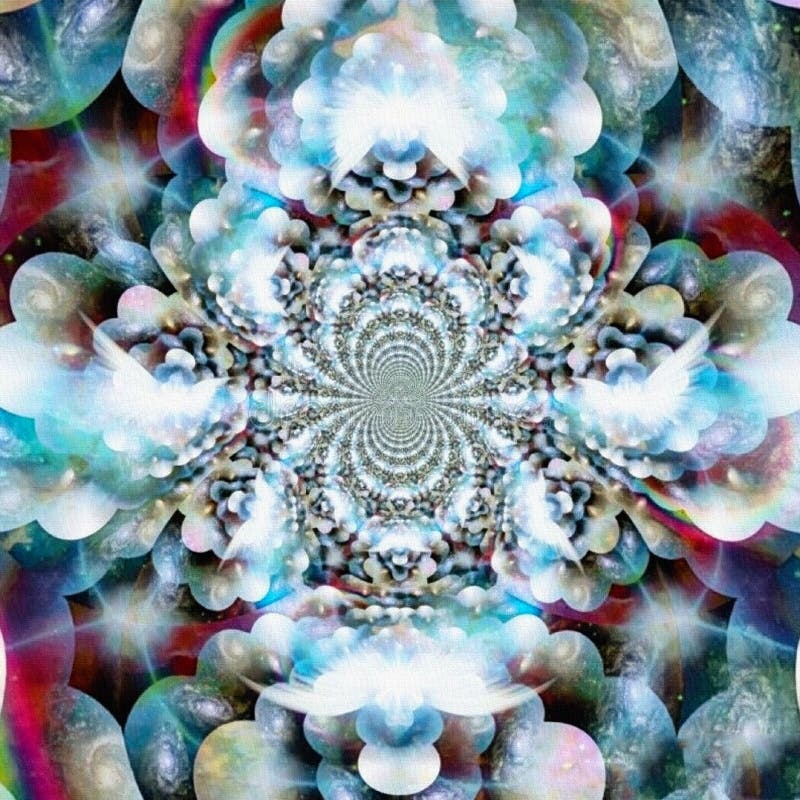 Angels in Endless Dimensions Stock Illustration - Illustration of ...