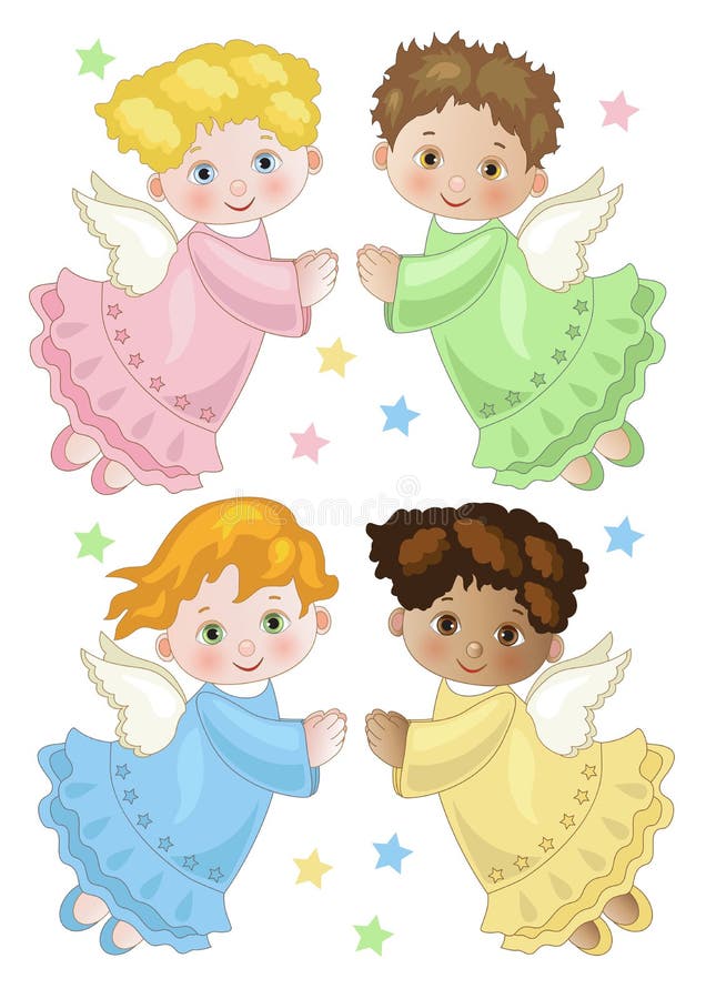 Angels Stock Illustrations – 7,911 Angels Stock Illustrations, Vectors ...