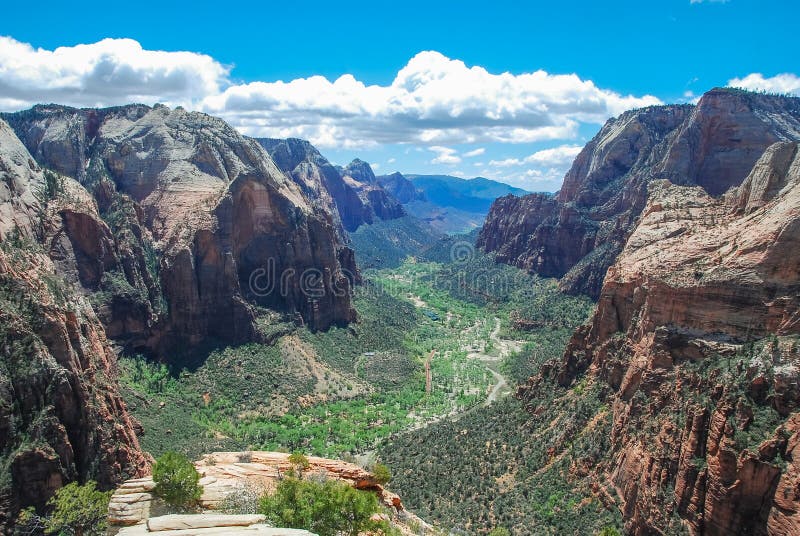 Angels Landing. stock photo. Image of national, tabernacle - 43109644