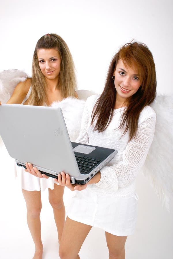 Angels Laptop Stock Photos - Free & Royalty-Free Stock Photos from ...