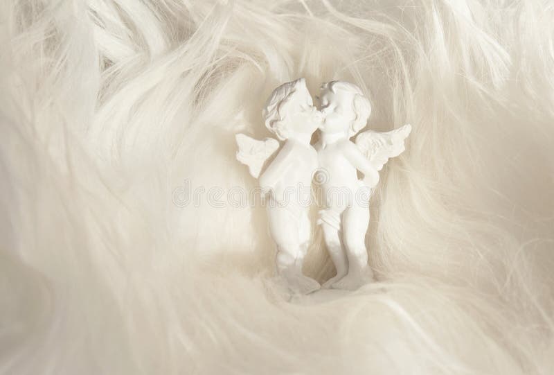 Angels in love stock photo. Image of valentine, friendship - 32001824