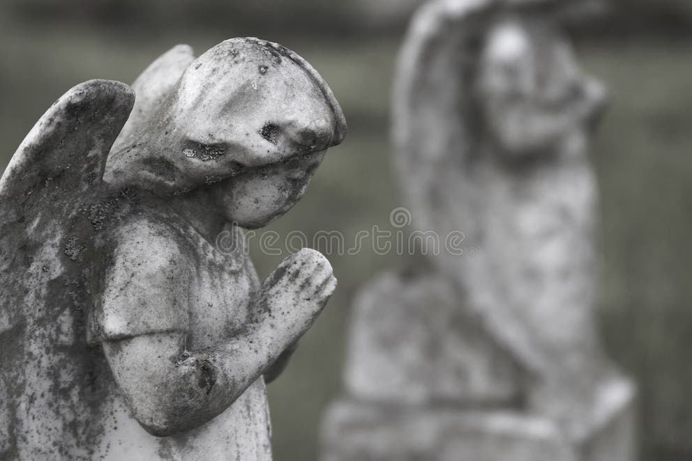 Angels Praying stock photo. Image of cemetery, church, angel - 406558