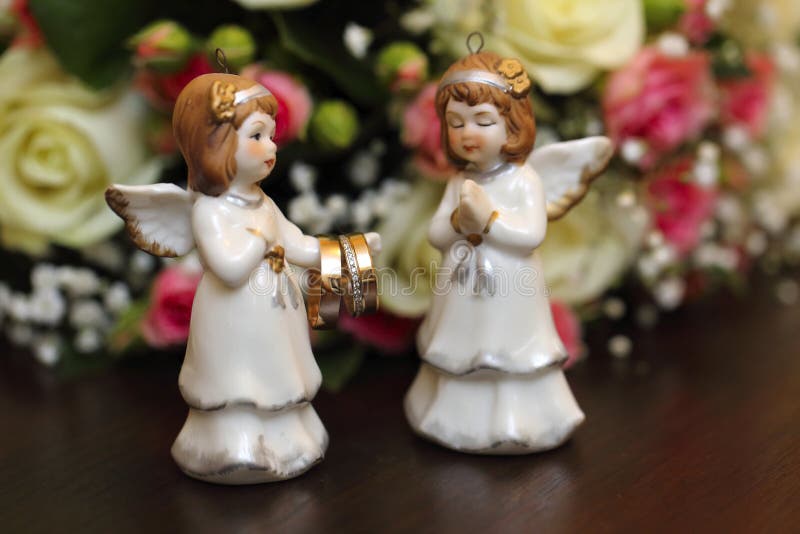 Angels rings flowers stock image. Image of flowers, wedding - 97432581