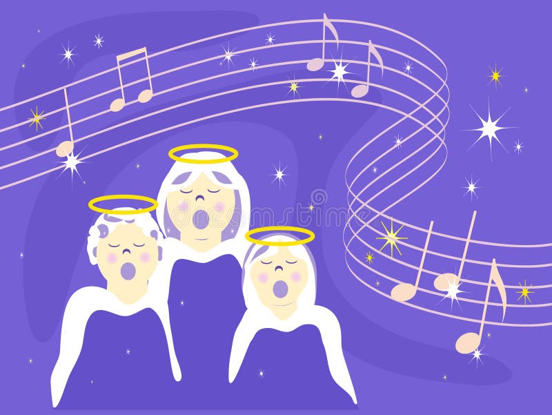 When Angels Sing stock vector. Illustration of singing - 5952728