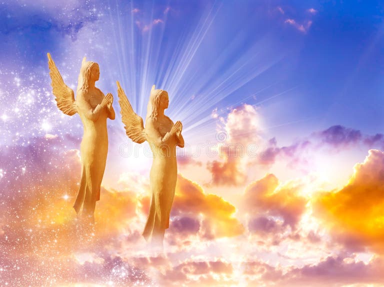 Angels stock photo. Image of heaven, spring, religion - 65550144