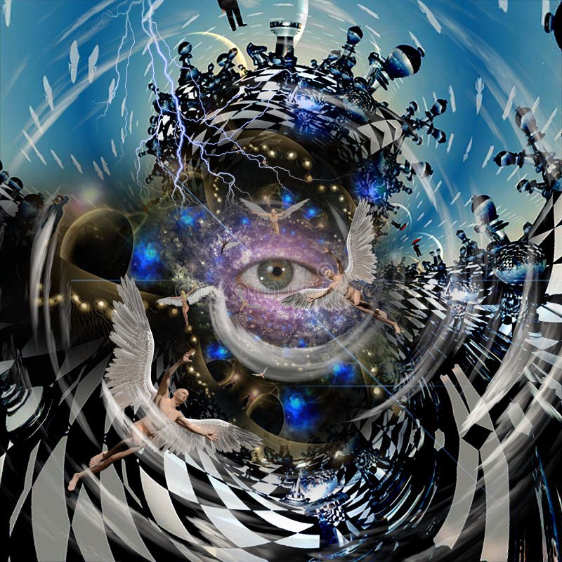 Angels stock illustration. Illustration of dream, circular - 131013340