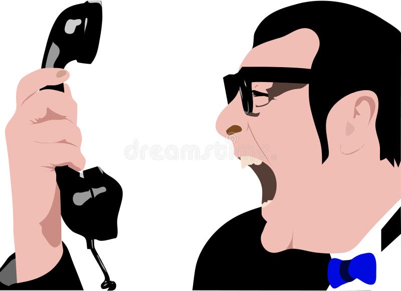 Anger stock vector. Illustration of business, cheering - 15677554