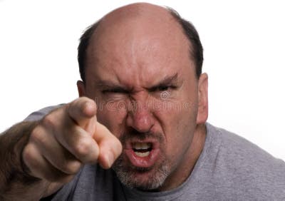 Anger 2 stock image. Image of bald, disagree, authoritative - 1741489