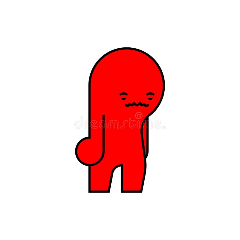 Anger Emotion Icon. Angry Red Man Symbol Stock Vector - Illustration of ... Anger Emotion Icon. Angry Red Man Symbol Stock Vector - Illustration of ...