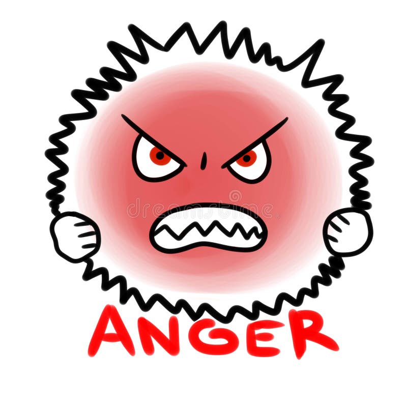 Anger stock illustration. Illustration of background - 69969054