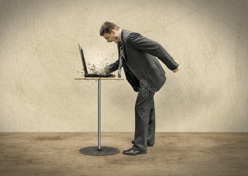 Anger Management stock photo. Image of businessman, angry - 56345722