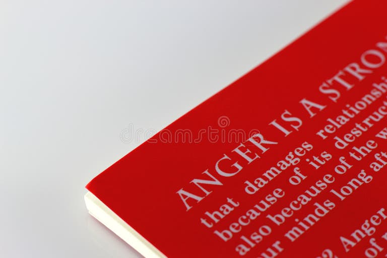 Anger Management stock image. Image of angry, back, book - 37265727