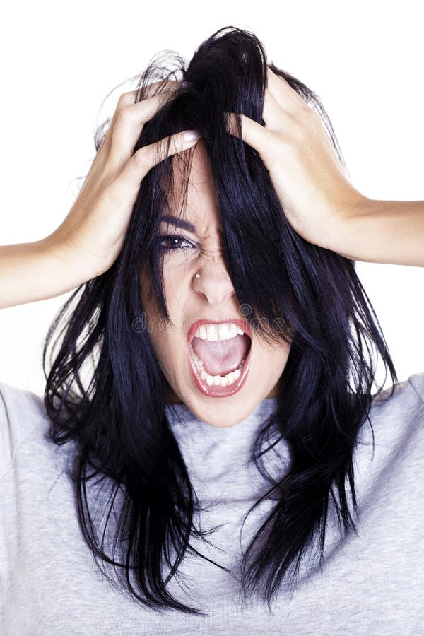 Angry Woman Stock Image Image Of Girl Caucasian Depression 22467155