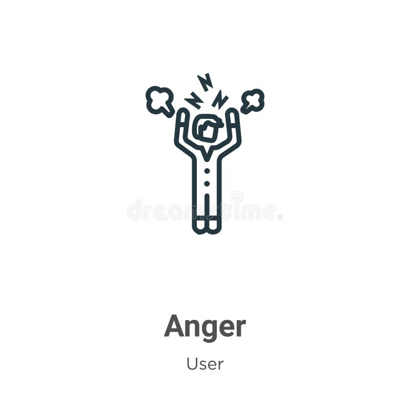 Simple Anger Mark Illustration Set Stock Vector - Illustration of comic ...