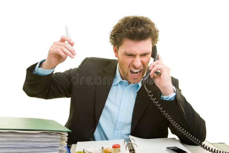Anger in the workplace stock image. Image of employee - 198917353