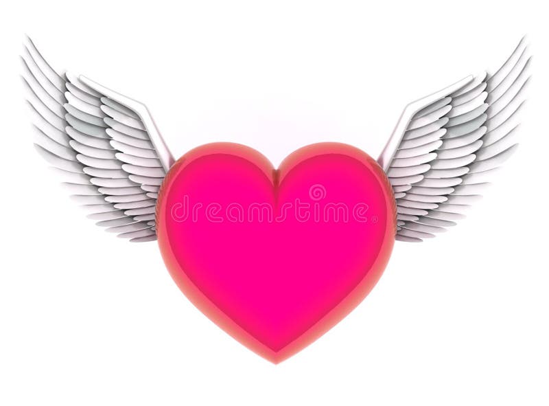 Anges de coeur illustration stock. Illustration du illustration - 83824757